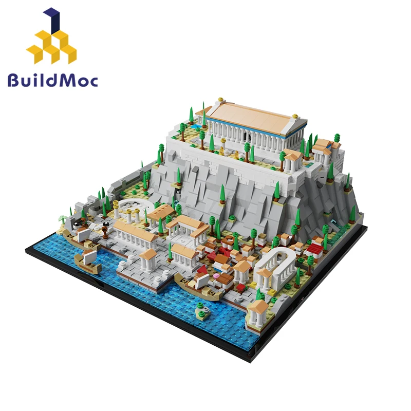BuildMoc-Greece-Acropolis-of-Athens-Building-Blocks-Set-Parthenons ...