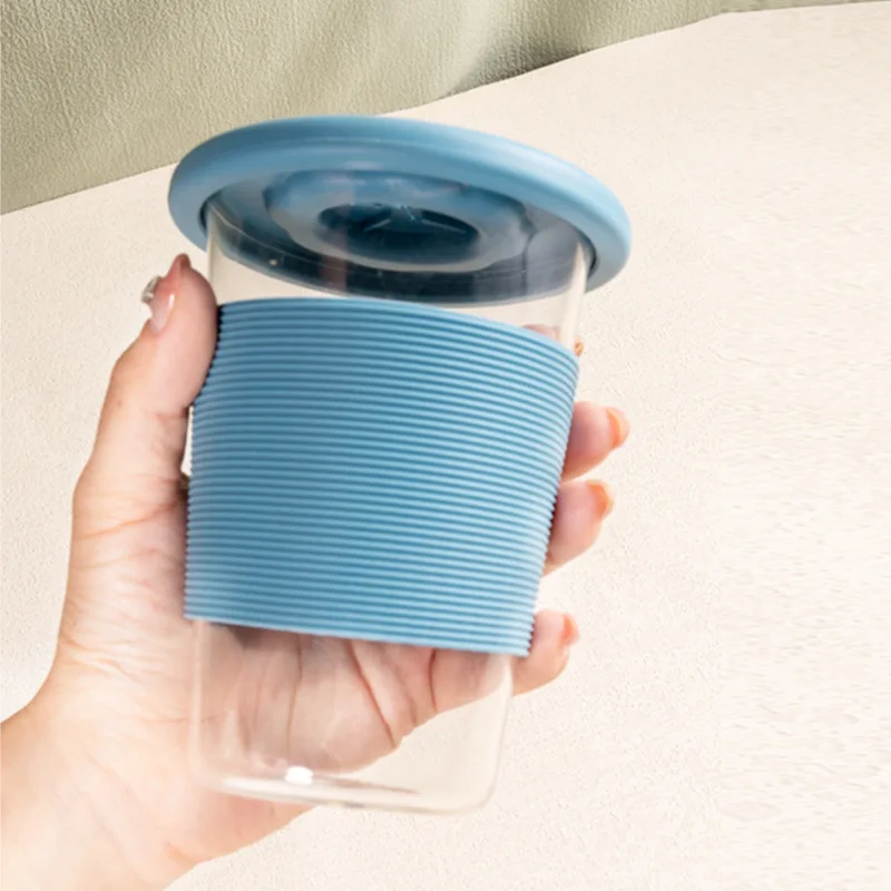 1Pc Silicone Cup Sleeve Heat Insulation Bottle Sleeves Non slip Mug ...