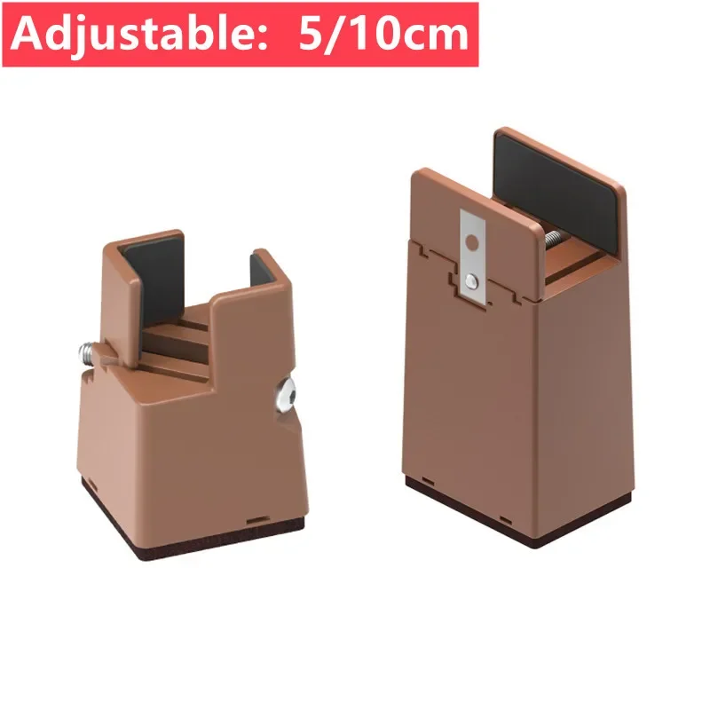 Adjustable-Furniture-Leg-Risers-Bed-Foot-Pads-Chair-Feet-Riser-with ...