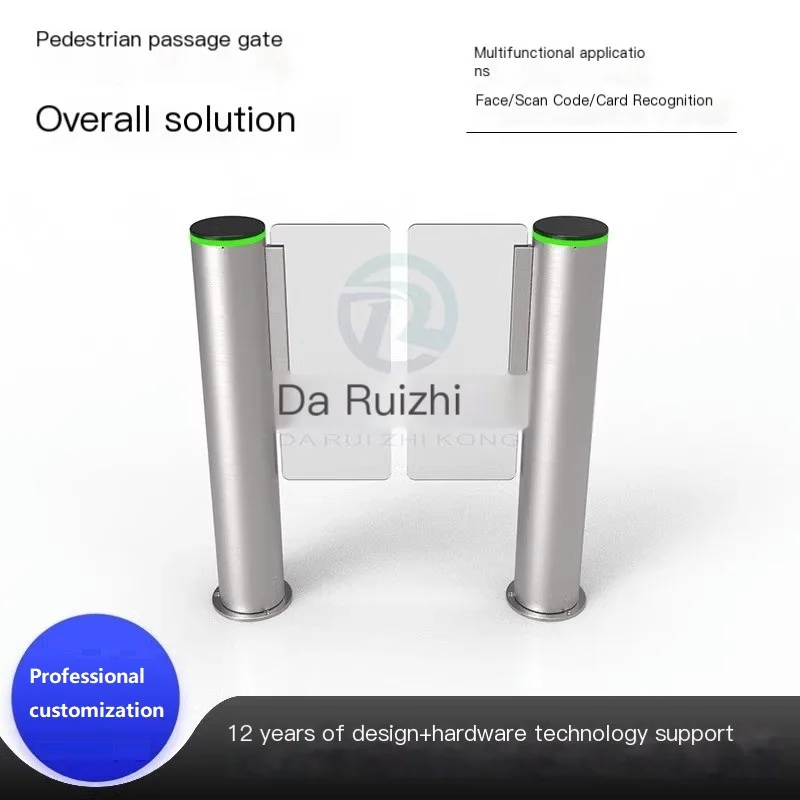 Cylindrical-speed-gate-Turnstile-exquisite-small-swing-bank-single ...
