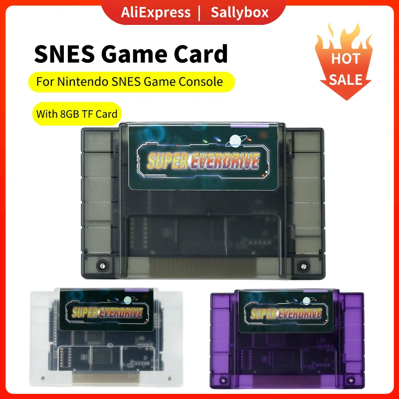3000-in-1-V1-0-Super-Everdrive-With-8GB-TF-Card-Game-Cartridge-For ...