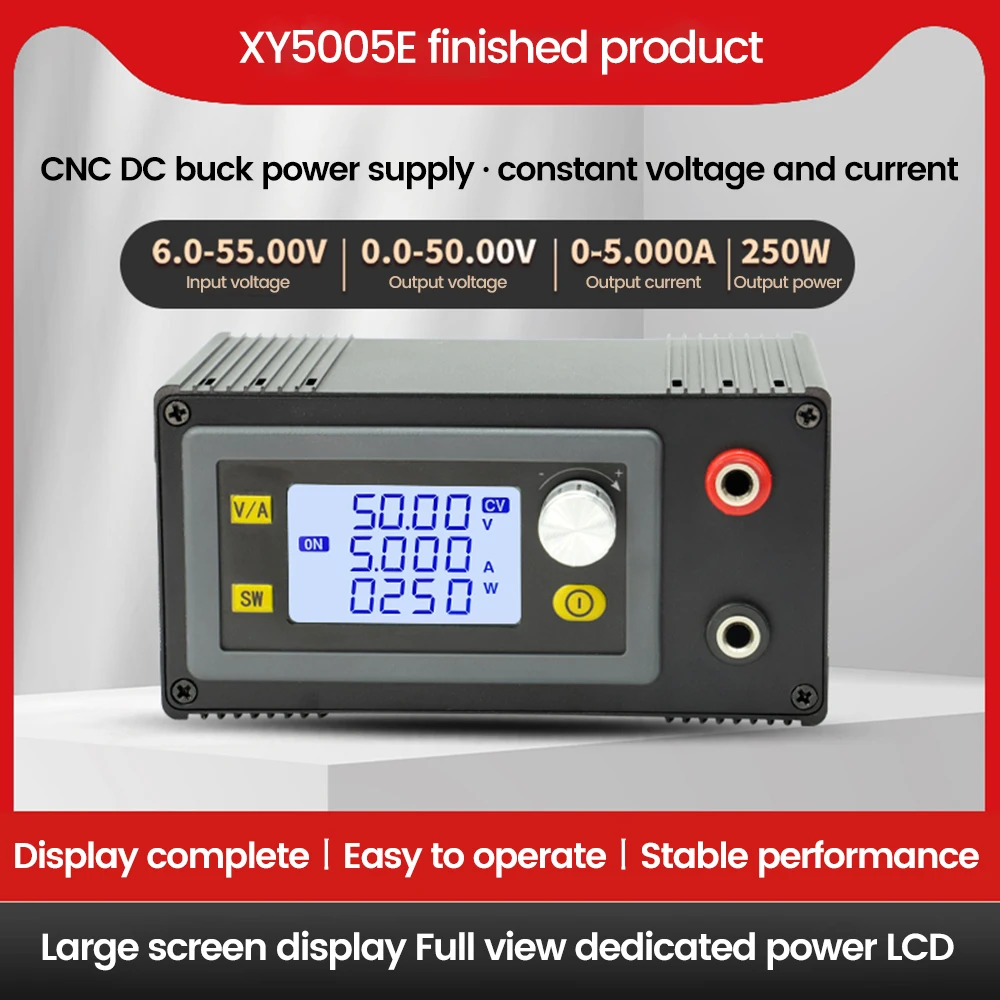 XY5005E XY5008E DC DC Buck Boost Converter CC CV 6-55V 250W/400W 12V Power Module Adjustable ...