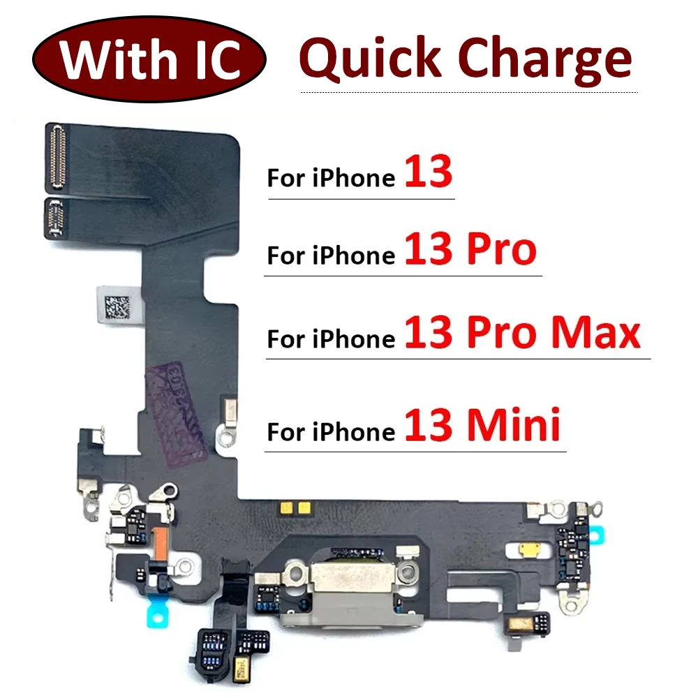 Nuevo para iPhone 13 Pro 13Pro Max Mini puerto USB cargador conector de ...