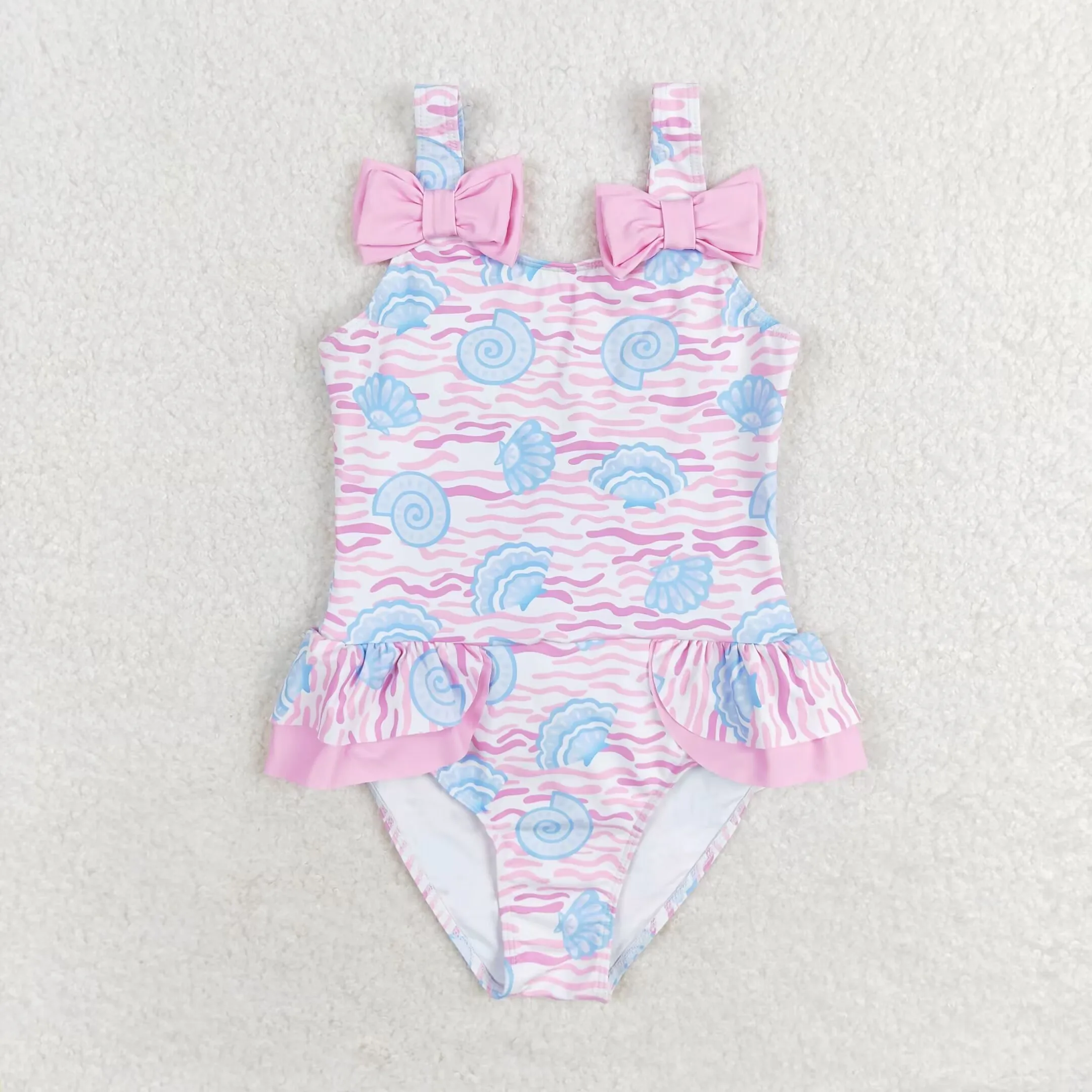 S0274-Wholesale-Summer-New-Arrival-clothes-for-girl-sets-Shell-wave ...