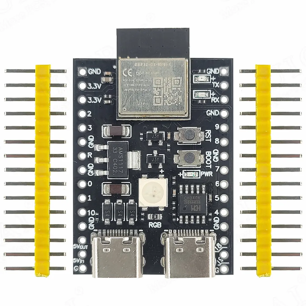 MINI ESP32 C3 Development Boards 2.4G Wifi 4 BLE5.0 Module Internet of ...