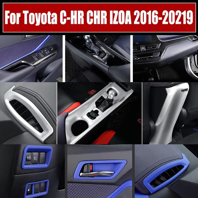 Car interior trim For Toyota C-HR CHR 2018-21Car Rear Armrest Panel ...