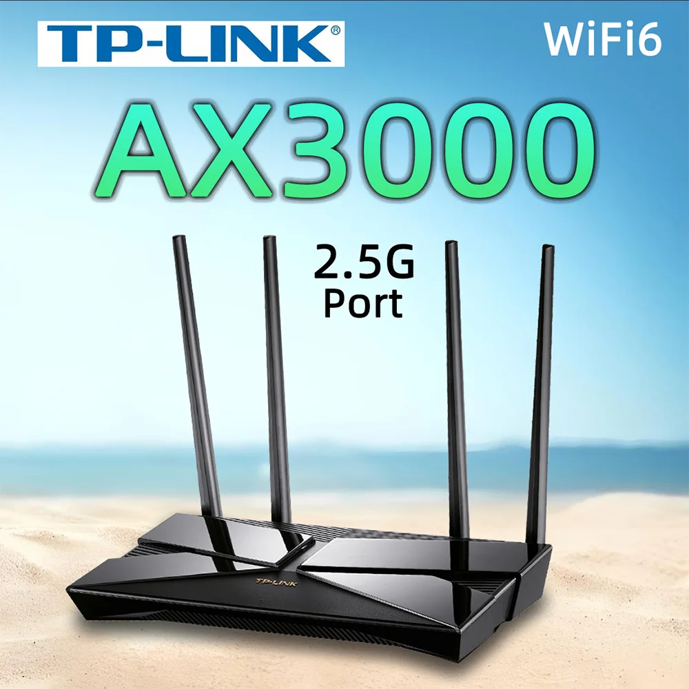 TP-LINK-AX3000-Dual-band-Wi-Fi6-Wireless-Router-MESH-2-5G-RJ45-160MHZ ...