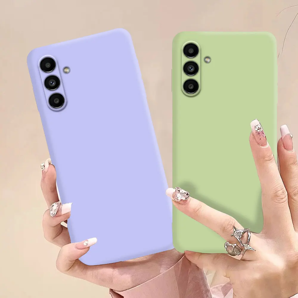 Original Liquid Silicone Case For Samsung Galaxy S25 Plus A06 A16 A26 A36 A56 Ultra Thin Cover ...