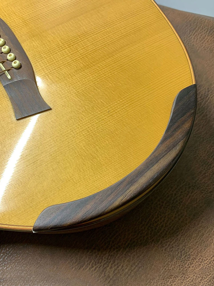 Nuevo Redwood/Rosewood/Ebony Figured Solid Guitar Arm Rest Parts Guitar ...
