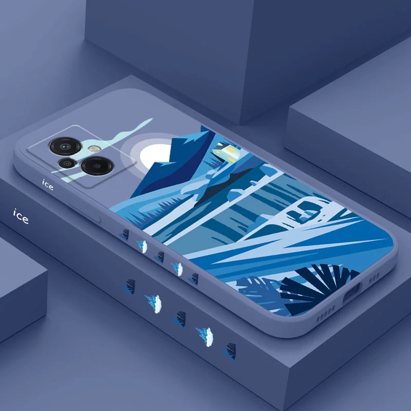 Glacier World Phone Case For Xiaomi Poco M5 M5S X5 F4 X4 M4 F3 X3 M3 F2 ...