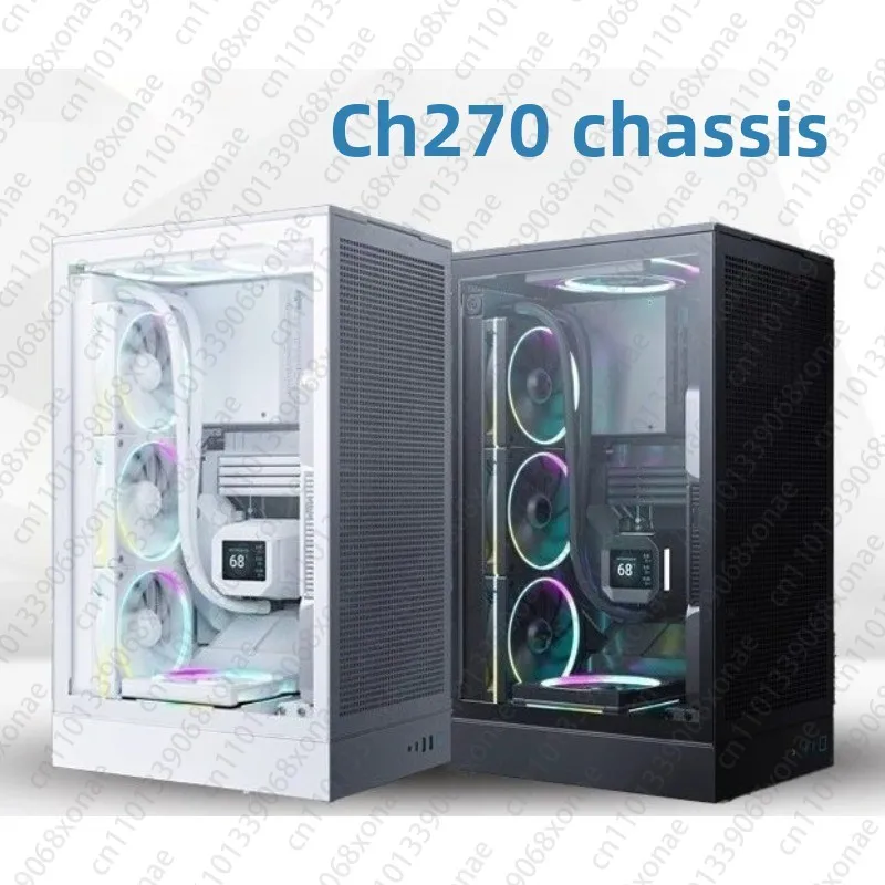 CH270 Computer Case Air-cooled Water-cooled Type-C Mesh Vertical ...