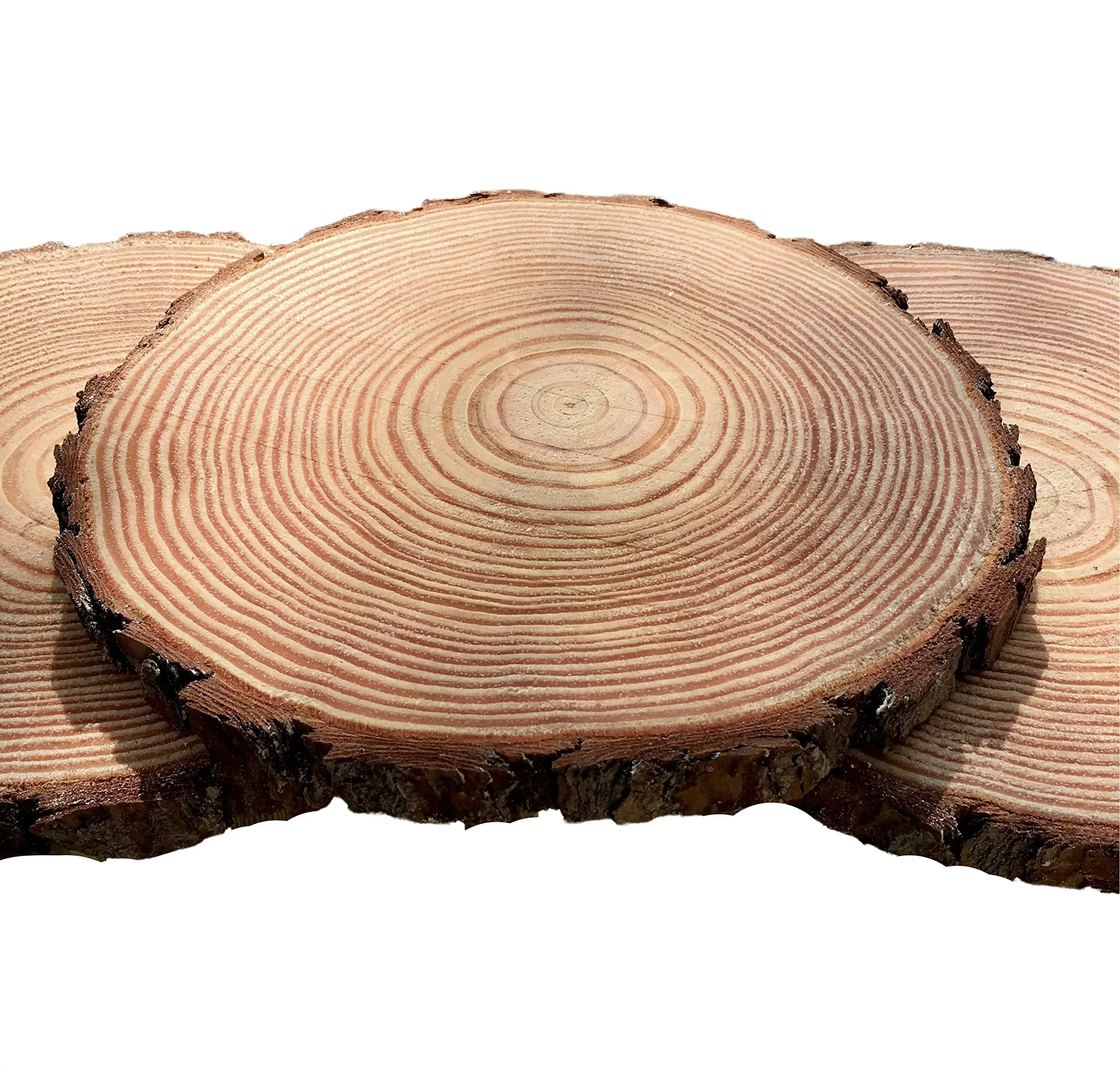 Rebanadas-de-madera-Natural-de-18-30cm-losa-redonda-de-madera-de-pino ...