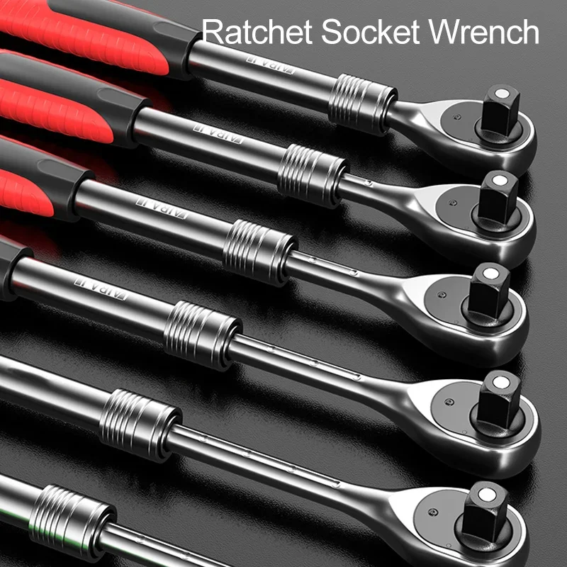 72-Teeth-Telescopic-Socket-Wrench-Ratchet-Spanner-Can-Adjust-90-Degrees ...