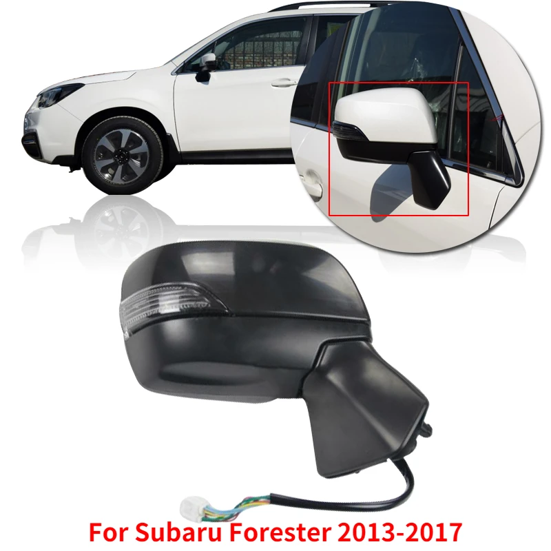 CAPQX-7Wire-9Wire-For-Subaru-Forester-2013-2017-Outside-Rearview-Mirror ...