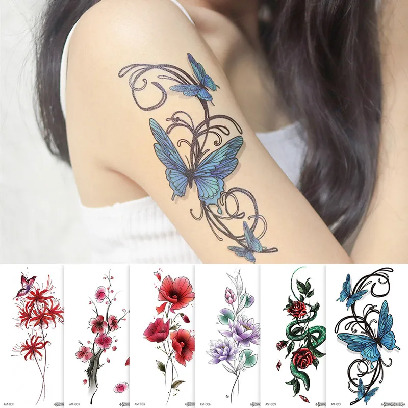 Hotwife Fake Long Time Timchapel Tattoo Temporary Waterproof Stickers