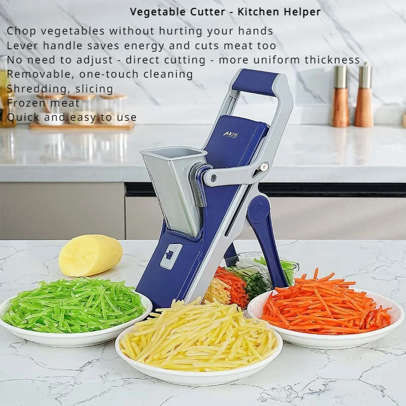 Kitchen-Vegetable-Cutter-Manual-Shredder-Potato-French-Fries-Graters ...