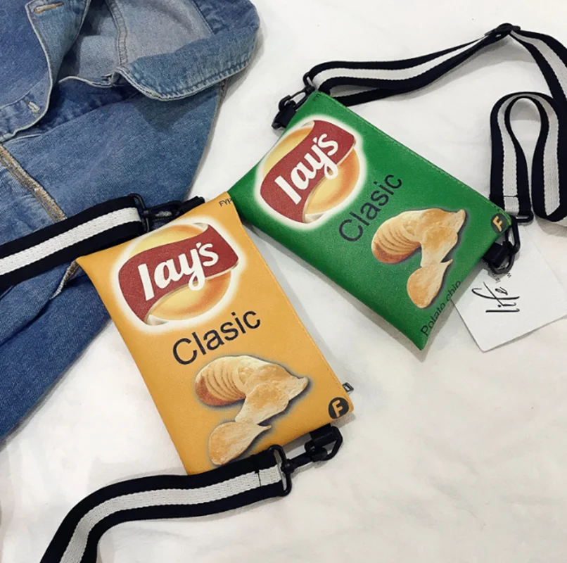 Cartoon Bag Of Potato Chips