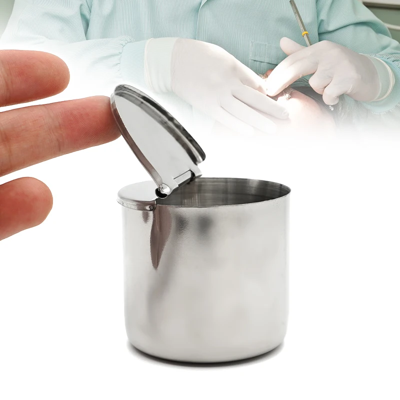 Stainless Steel Dental Disinfection Cotton Tank Medical Cotton Ball ...