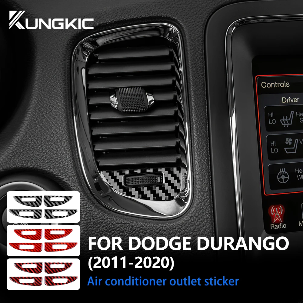 For-Dodge-Durango-2011-2020-Car-RHD-LHD-Real-Soft-Carbon-Fiber-Sticker ...