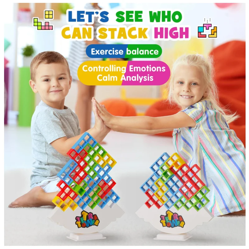 New-3D-Tetris-Tower-Balancing-Stacking-Toys-Board-Games-for-Kids-Puzzle ...