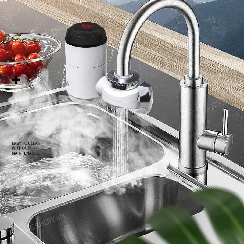 Electric-Kitchen-Water-Heater-Tap-Instant-Hot-Water-Faucet-Heater-Cold ...