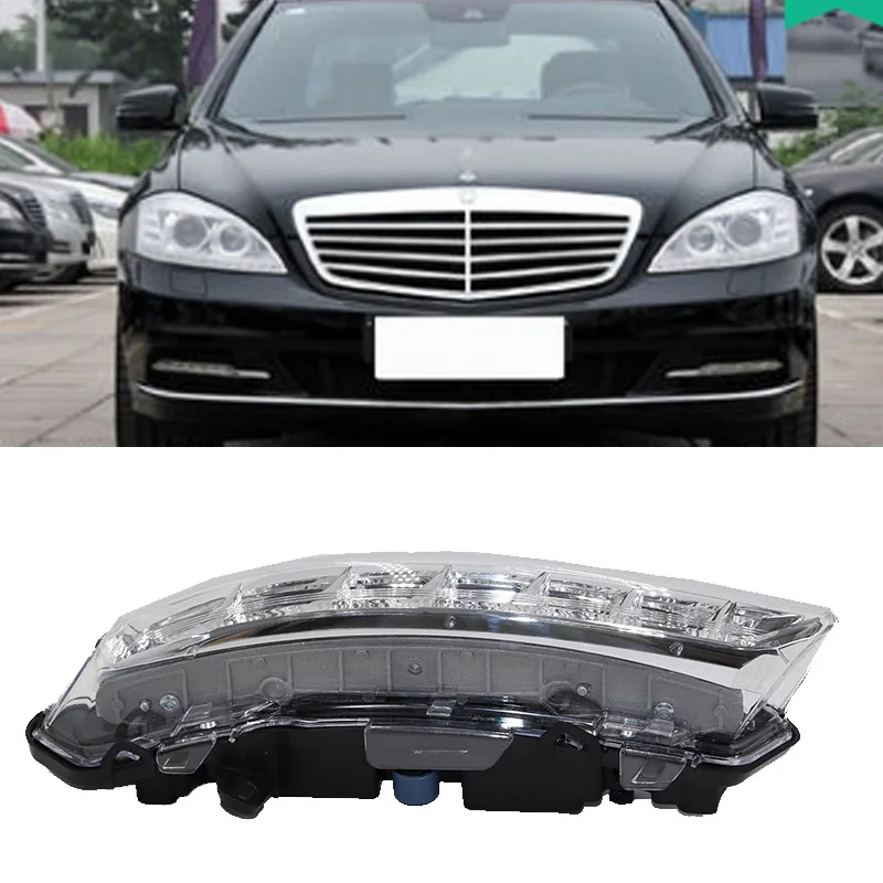메르세데스 벤츠 S 클래스 W221 S350 S500 용 LED DRL 주간 주행등, 안개 2218201756 ...