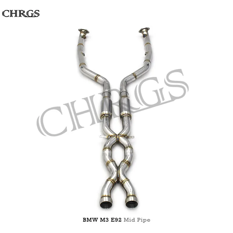 Factory-outlet-SUS304-Exhaust-Mid-pipe-front-X-pipe-For-BMW-M3-E90-E92 ...