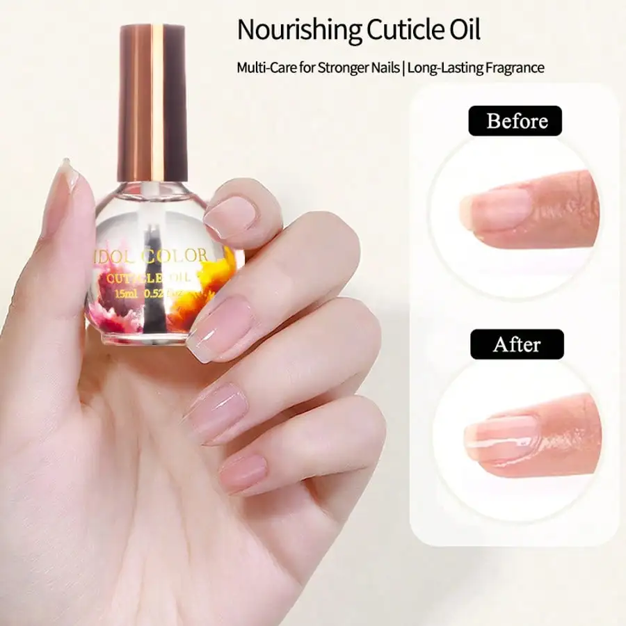 IDOL COLOR Japanese Style Nail Margin Oil and Nail Protective Oil ...