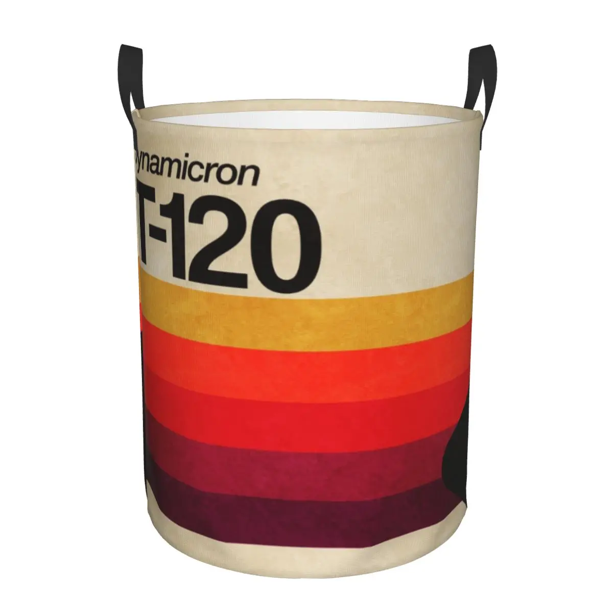 Custom Retro Movie Film VHS Cassette Laundry Hamper Large Clothes ...