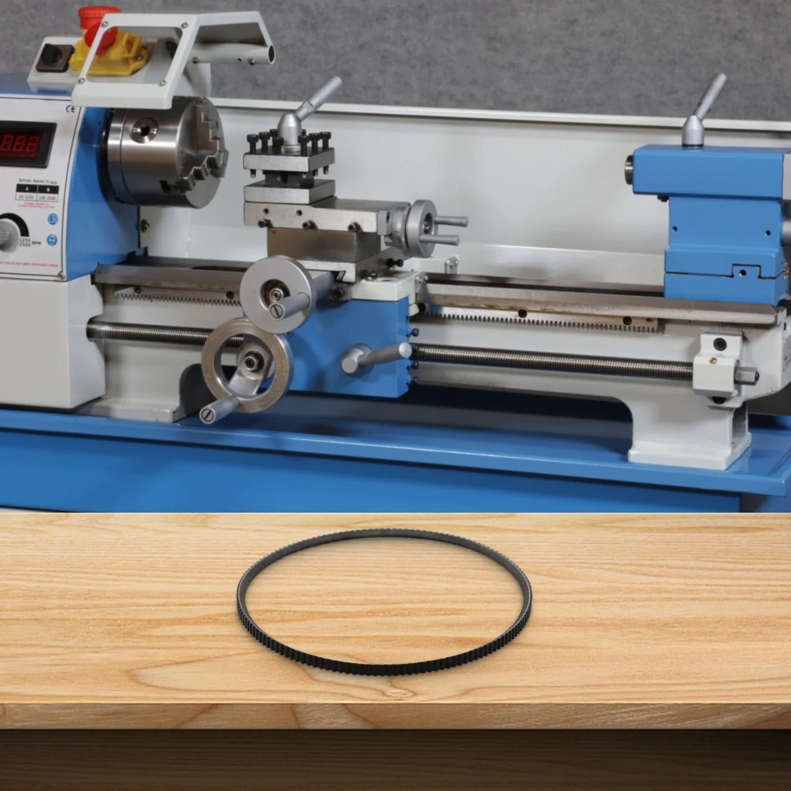 2PCS 5M365 LATHE BELT For WM180V For WM210V MINI LATHE LATHE MOTOR BELT ...