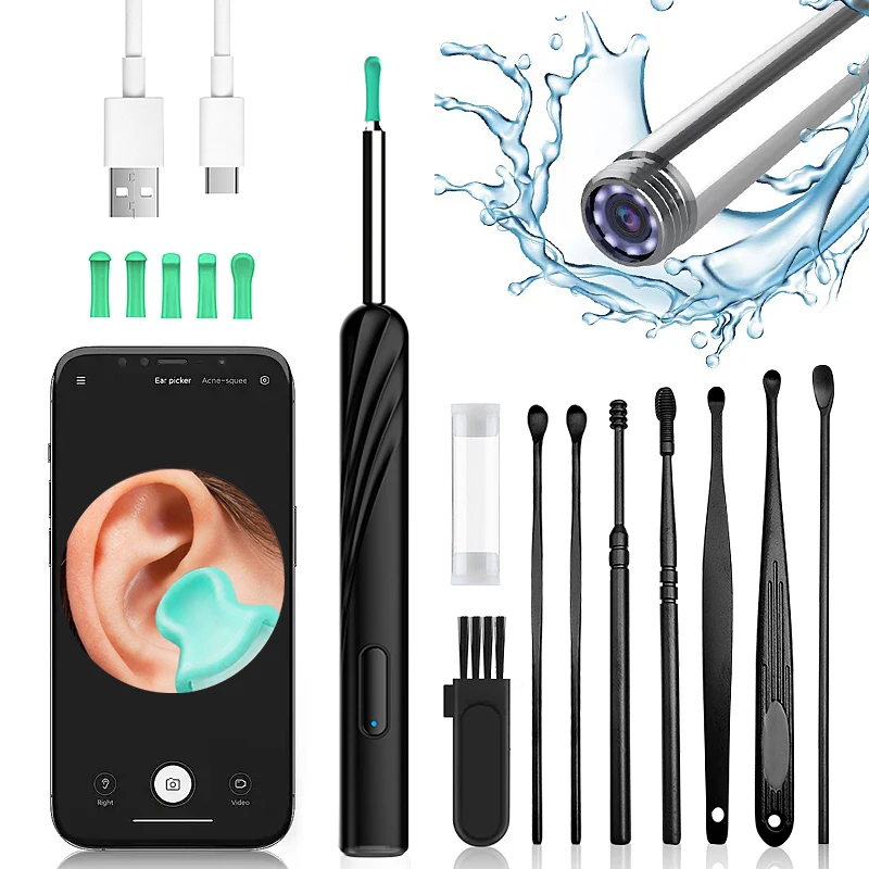 8 Pcs Ear Set Ear Wax Removal Earwax Remover Tool Ear Canal Cleaner ...