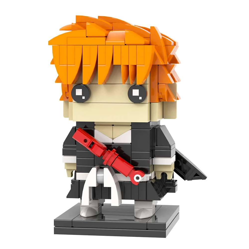 MOC1189 Anime MOC BrickHeadsed 243Pcs BLEACH Kurosaki Ichigo Model ...