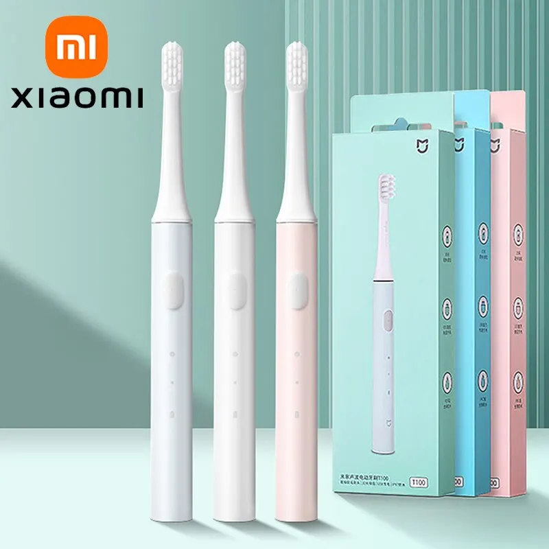 XIAOMI Mijia T100 Sonic Electric Toothbrush Mi Smart Tooth Brush Colorful USB Rechargeable IPX7 ...