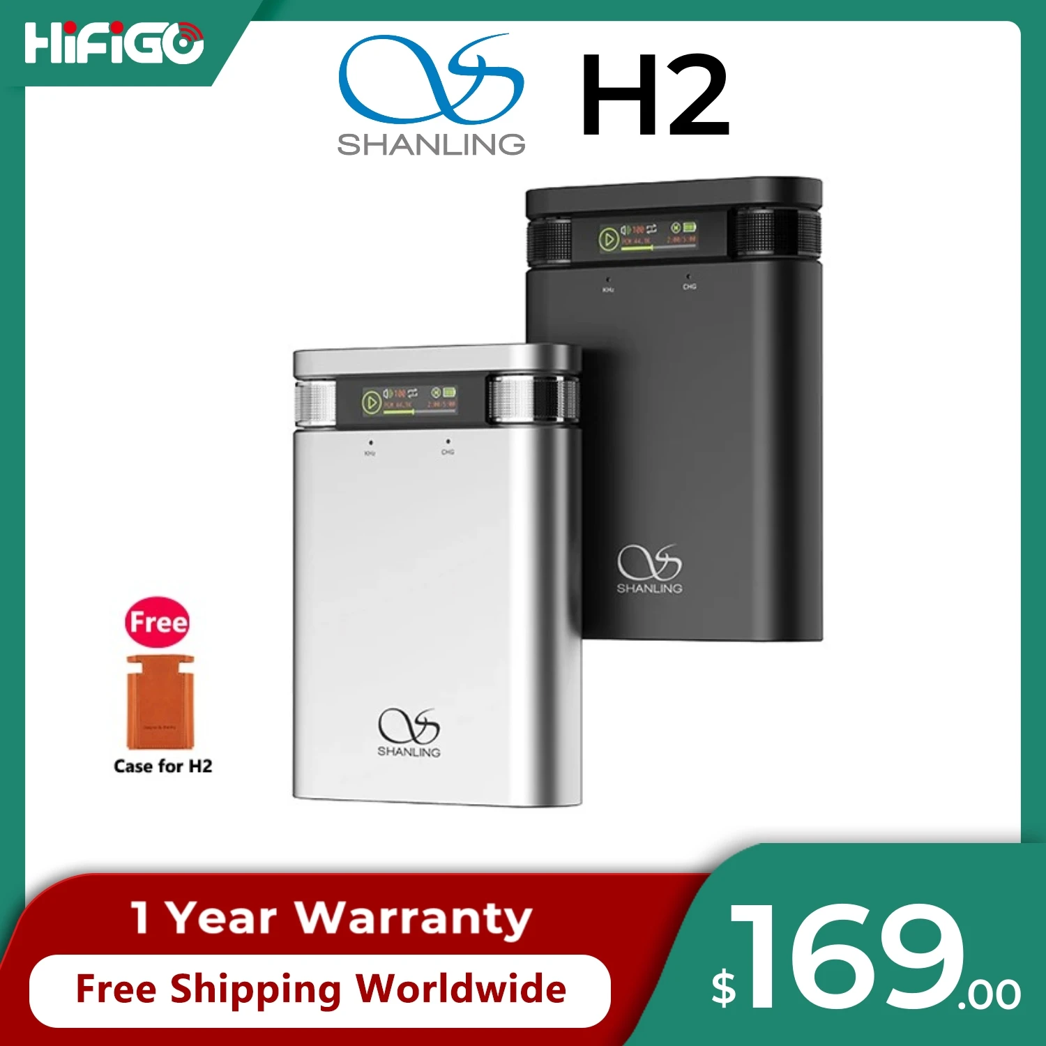 SHANLING-H2-Portable-USB-DAC-AMP-Hi-Res-Audio-Bluetooth-Headphone ...