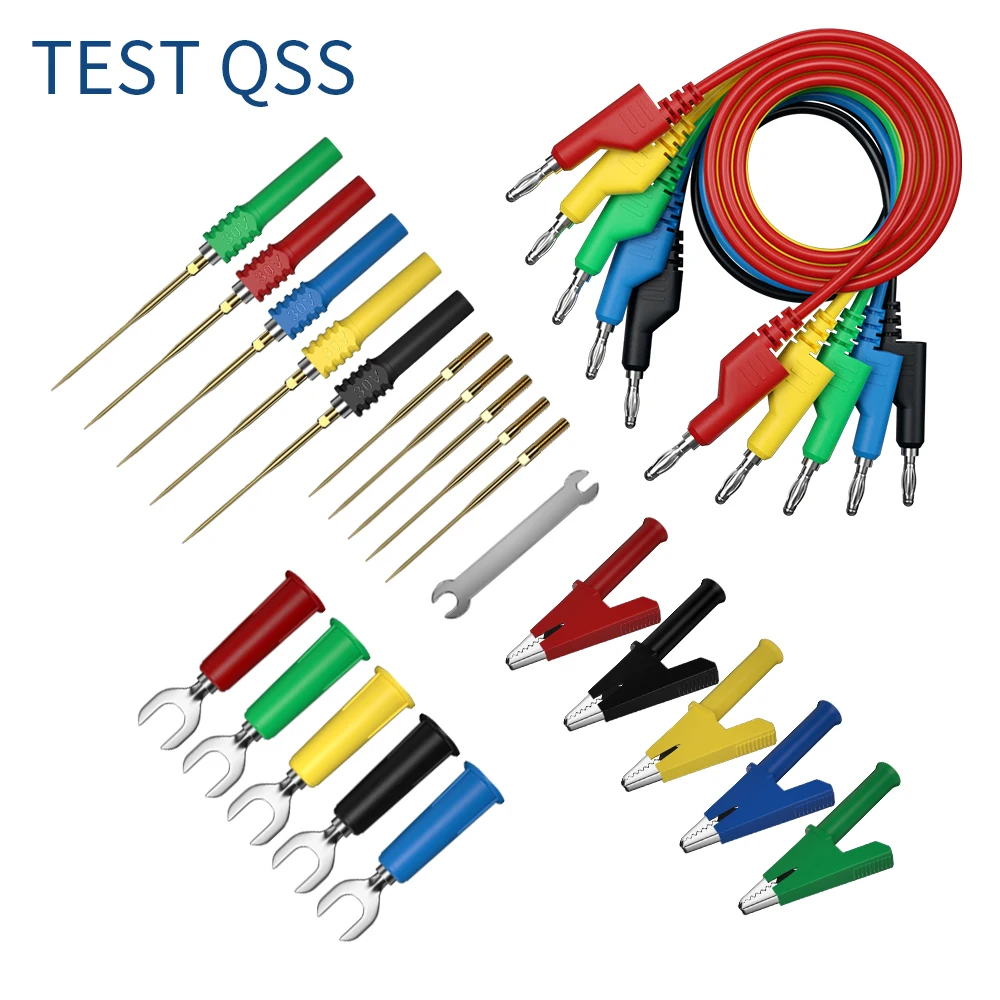 QSS-31PCS-4MM-Banana-Plug-Multimeter-Test-Lead-Kit-with-Alligator-clips ...