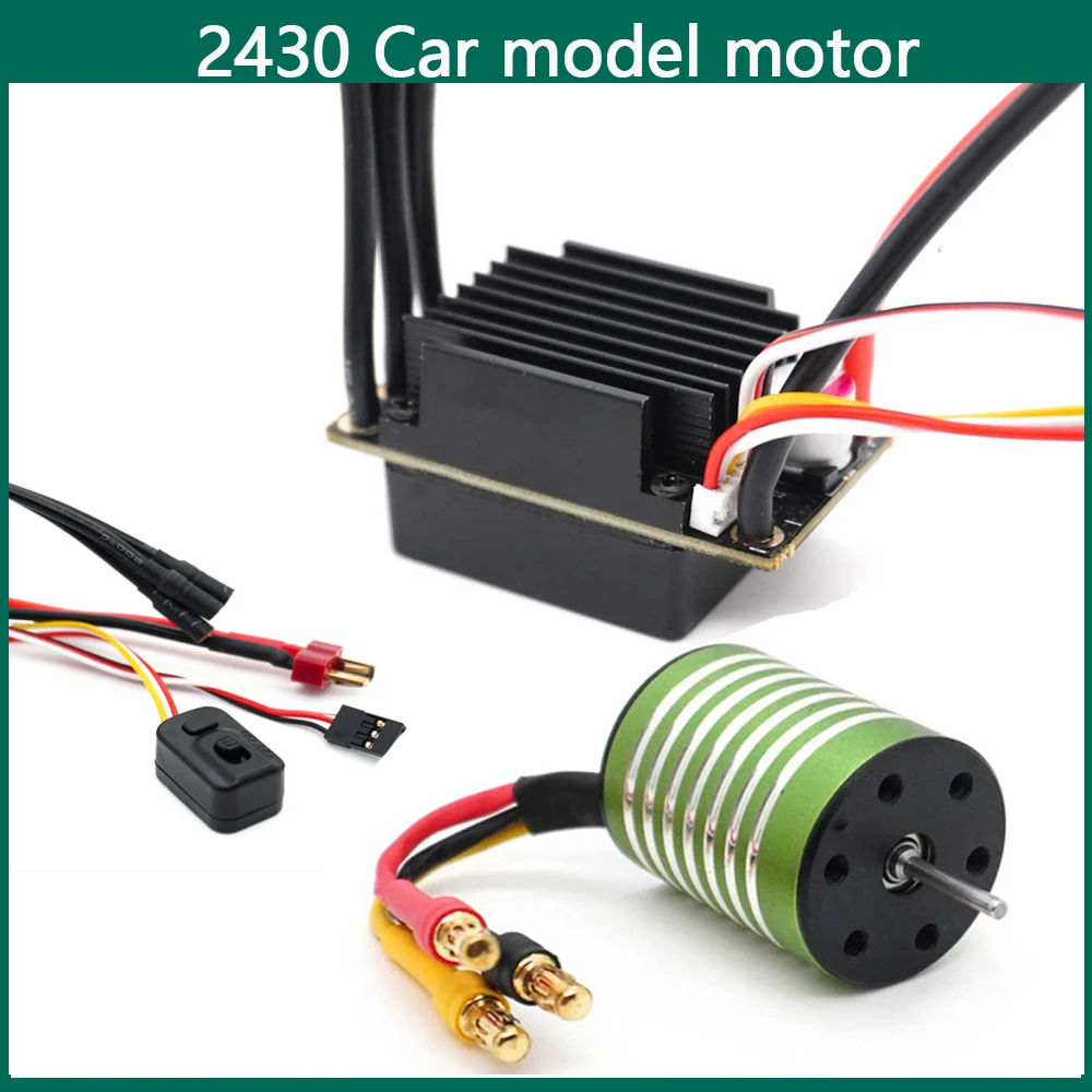 2430 5300KV 9200KV Motor& 35A Brushless ESC for 1/18 1/16 HSP Redcat ...