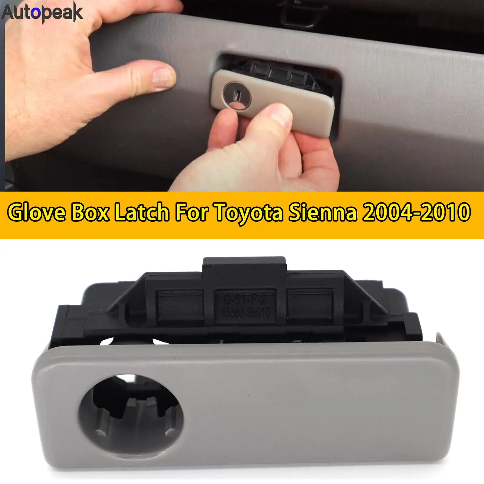 For-Toyota-Sienna-2004-2005-2006-2007-2008-2009-2010-Glove-Box-Lock ...