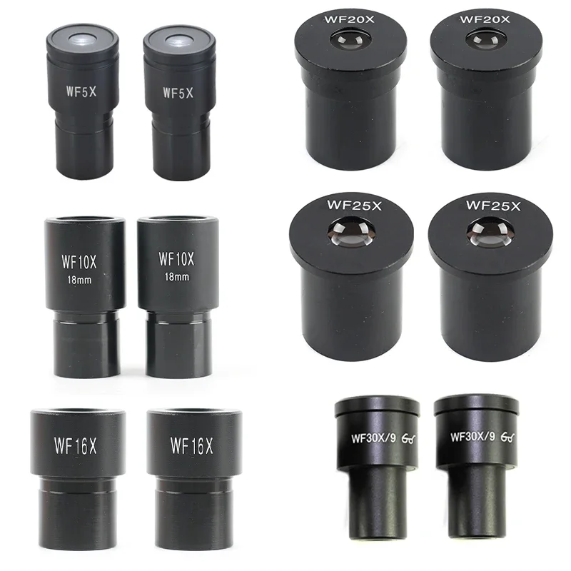 2pcs-set-Biological-Microscope-Eyepieces-WF5X-WF10X-WF16X-WF20X-WF25X ...