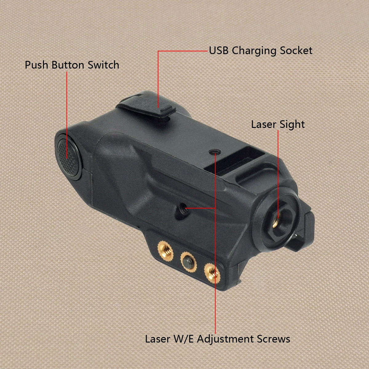 Умный датчик Glock 17 19 пистолет Зеленая точка лазерная указка прицел ...