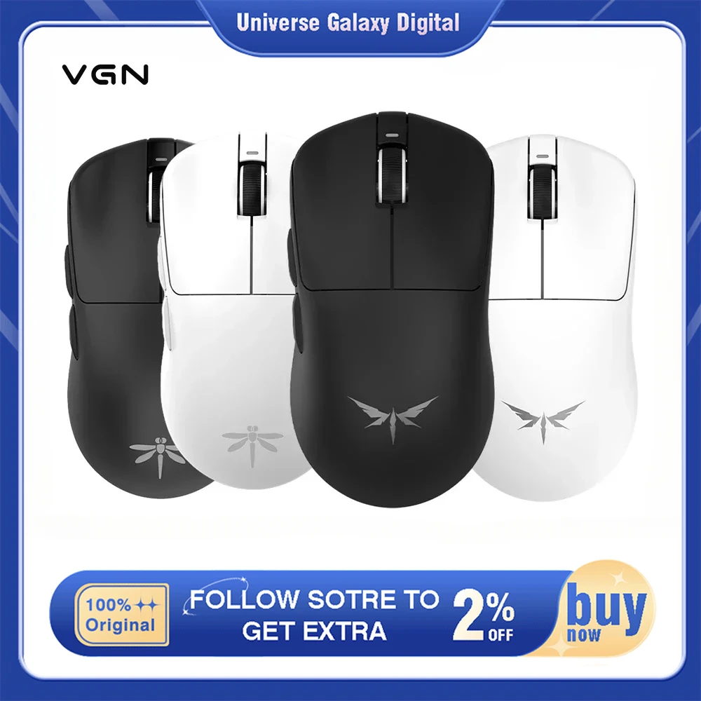 VGN-Dragonfly-F1-Mouse-Sem-Fio-2-4G-PAW-3395-Recarreg-vel-Tipo-C-Modo ...