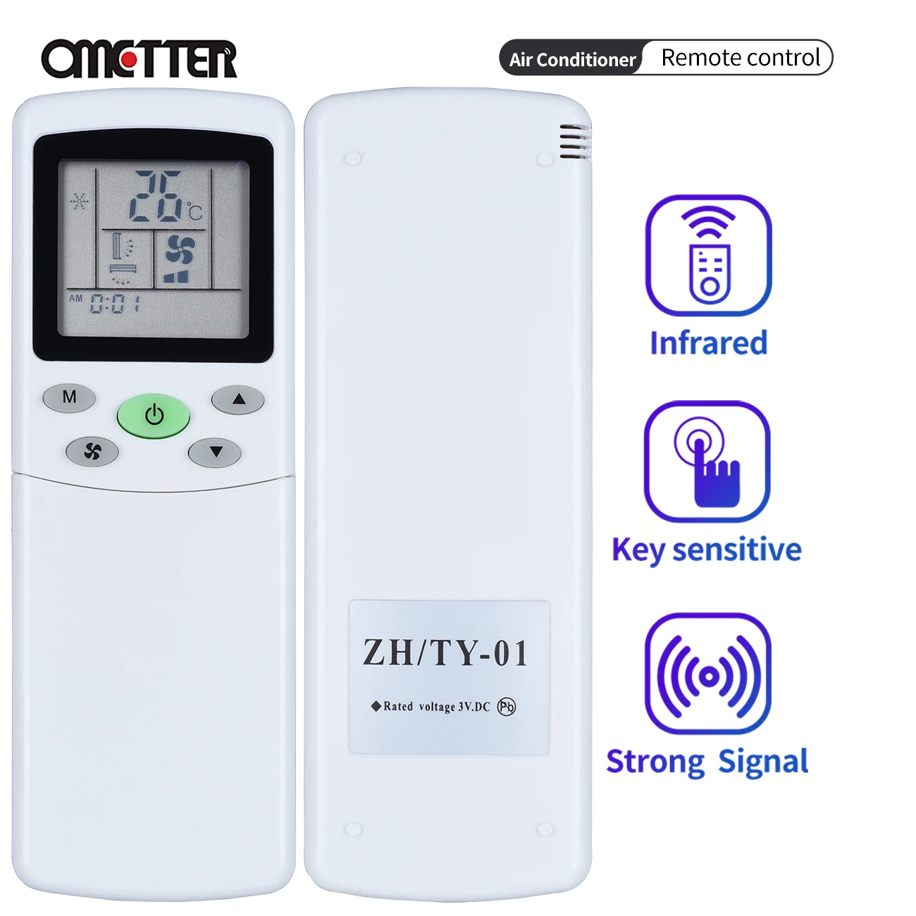 Remote Control - New Zh/ty-01 Zhf/ty-01 Ty-01 Air Conditioner Remote ...