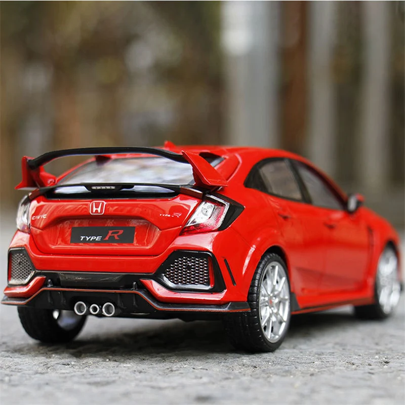 New-1-24-HONDA-CIVIC-TYPE-R-Alloy-Car-Model-Diecast-Vehicles-Metal ...