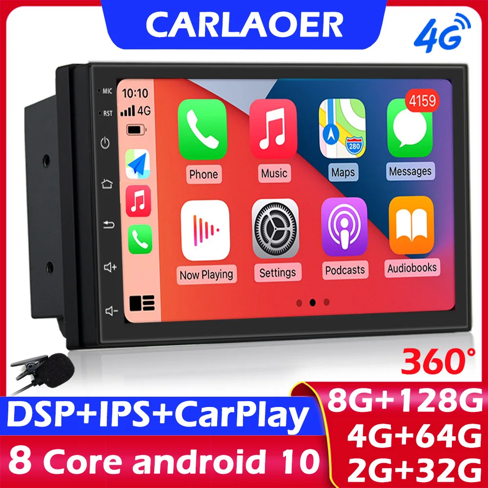 Android 9.0 2 Din Car Radio Multimedia Video Player Universal Auto ...