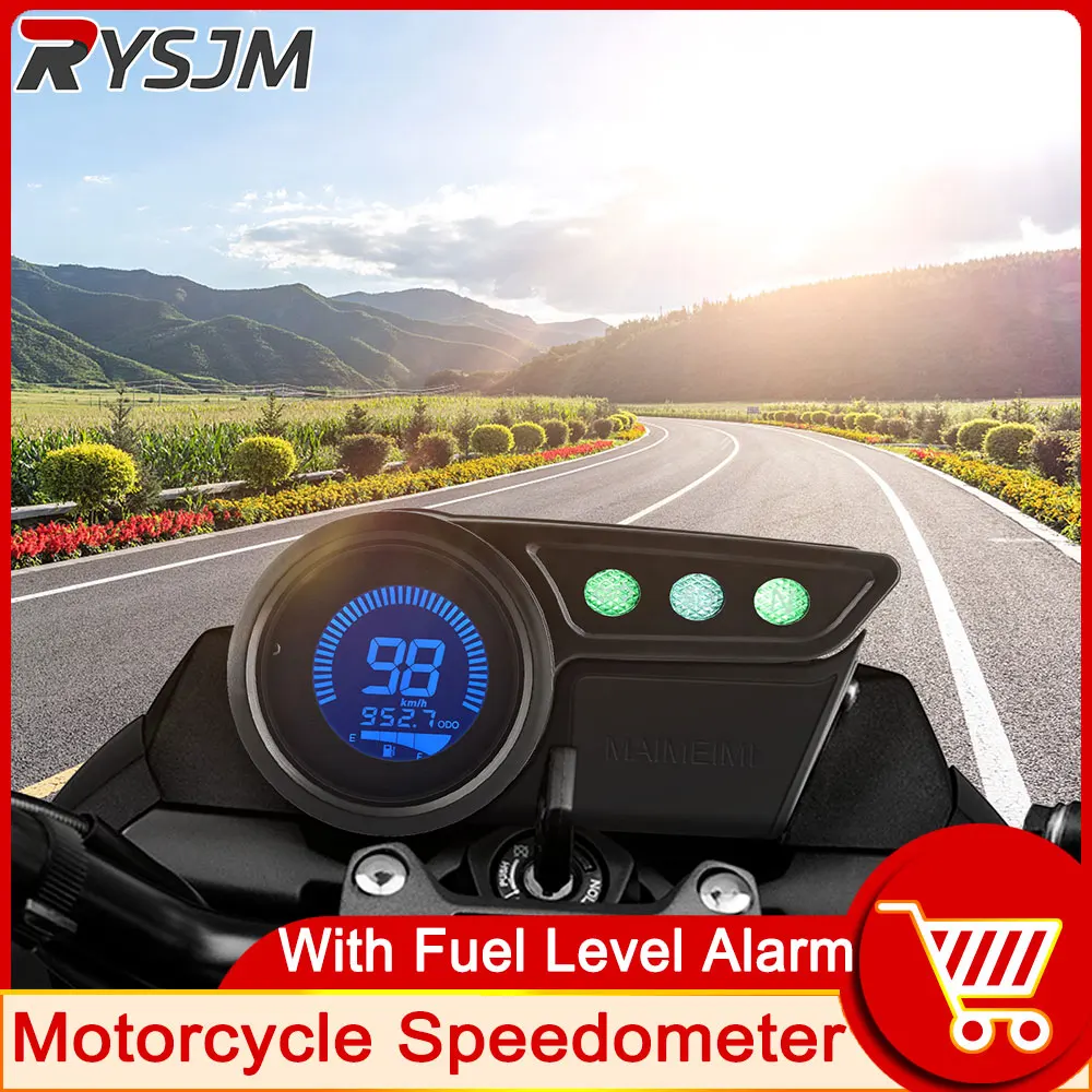 Universal-Motorcycle-LCD-Digital-Speedometer-199km-h-Motor-Vehicle ...