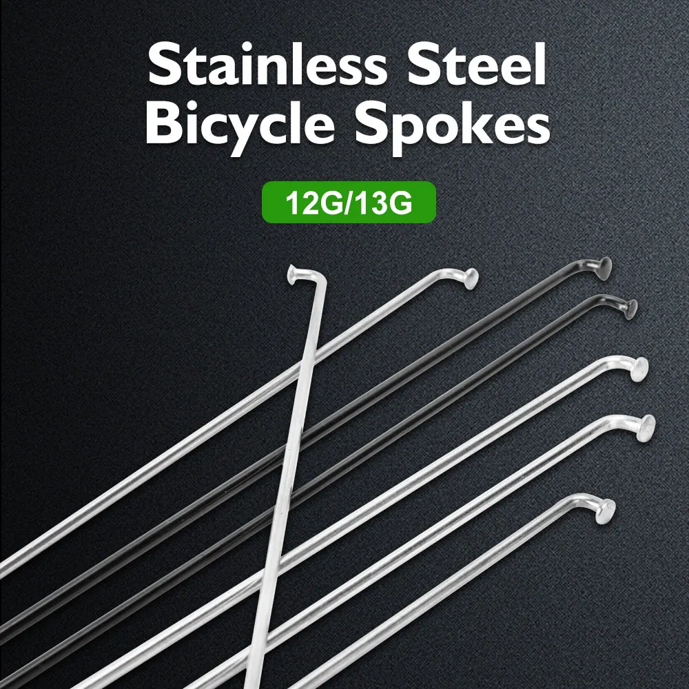 10-12G-13G-Bicycle-Spokes-With-Nipples-Stainless-Steel-Mountain-Road ...