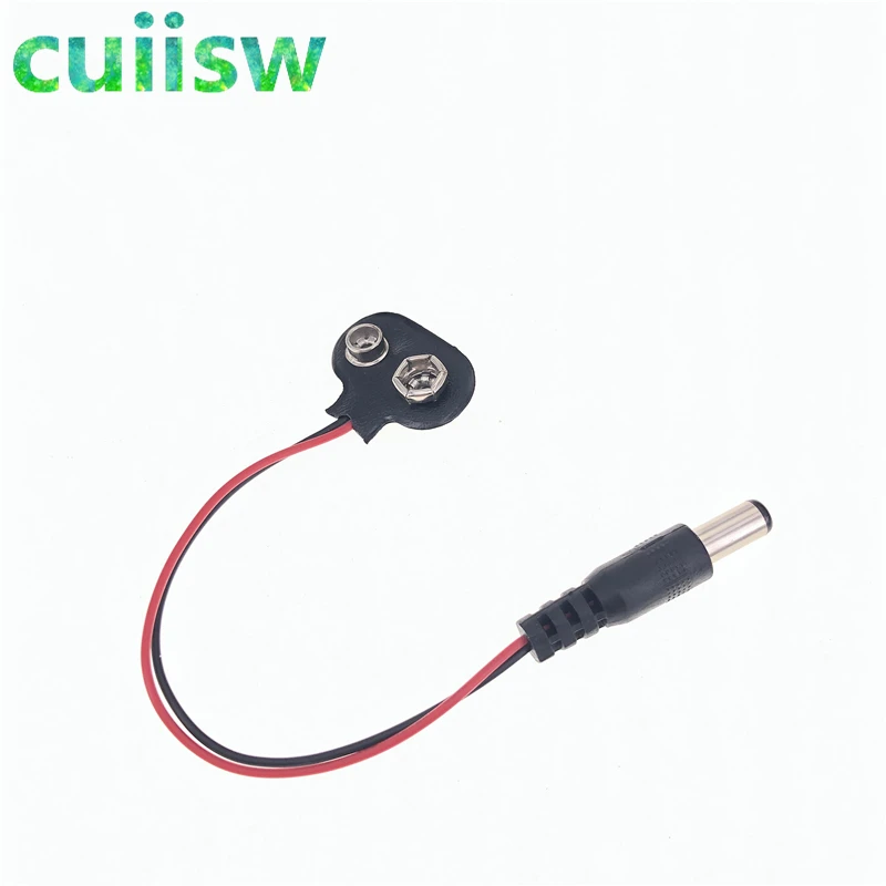 1pcs 9V Battery Connector 9V Battery button power plug for Arduino Mega ...