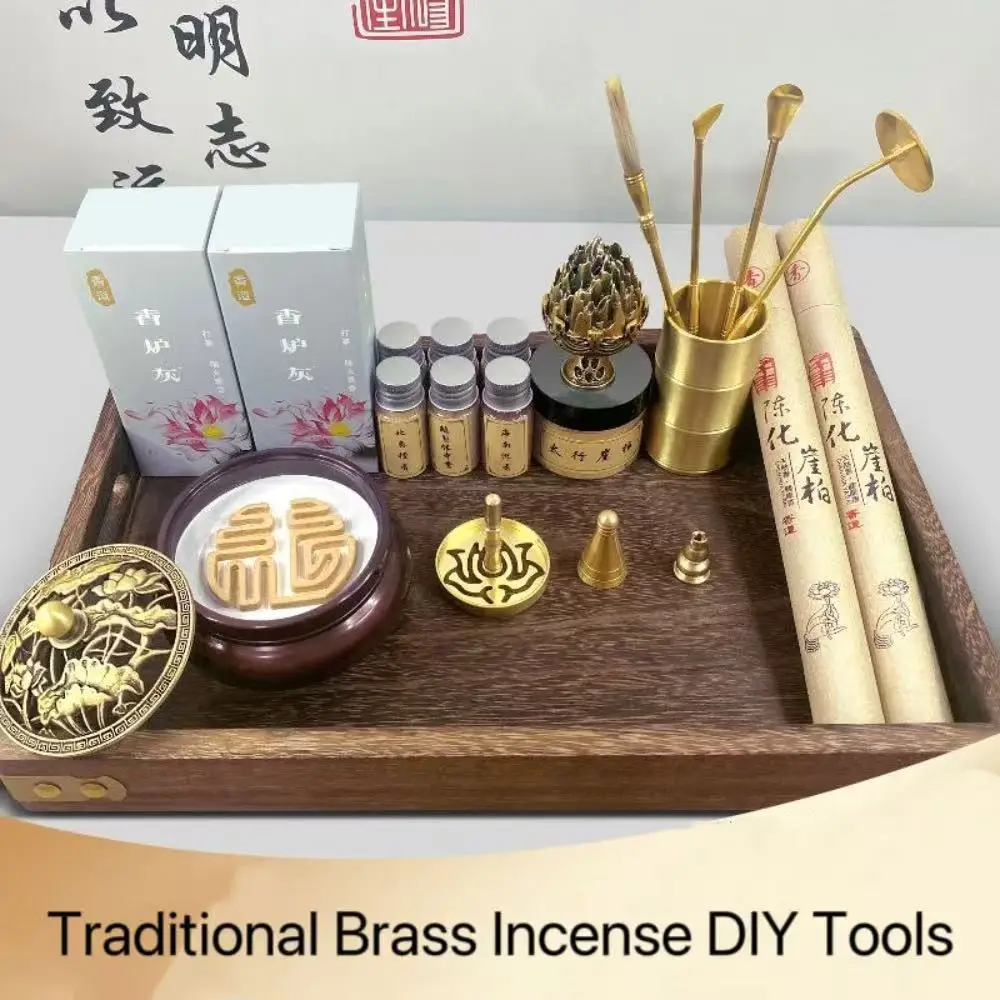 DIY Pure Brass Handmade Incense Making Set Traditional Indoor Fragrance ...