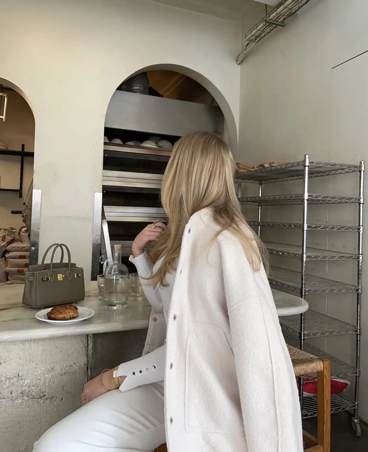 TRAF 2023 Women Jackets with Buttons Bombers Grey Long Sleeve Coats ...