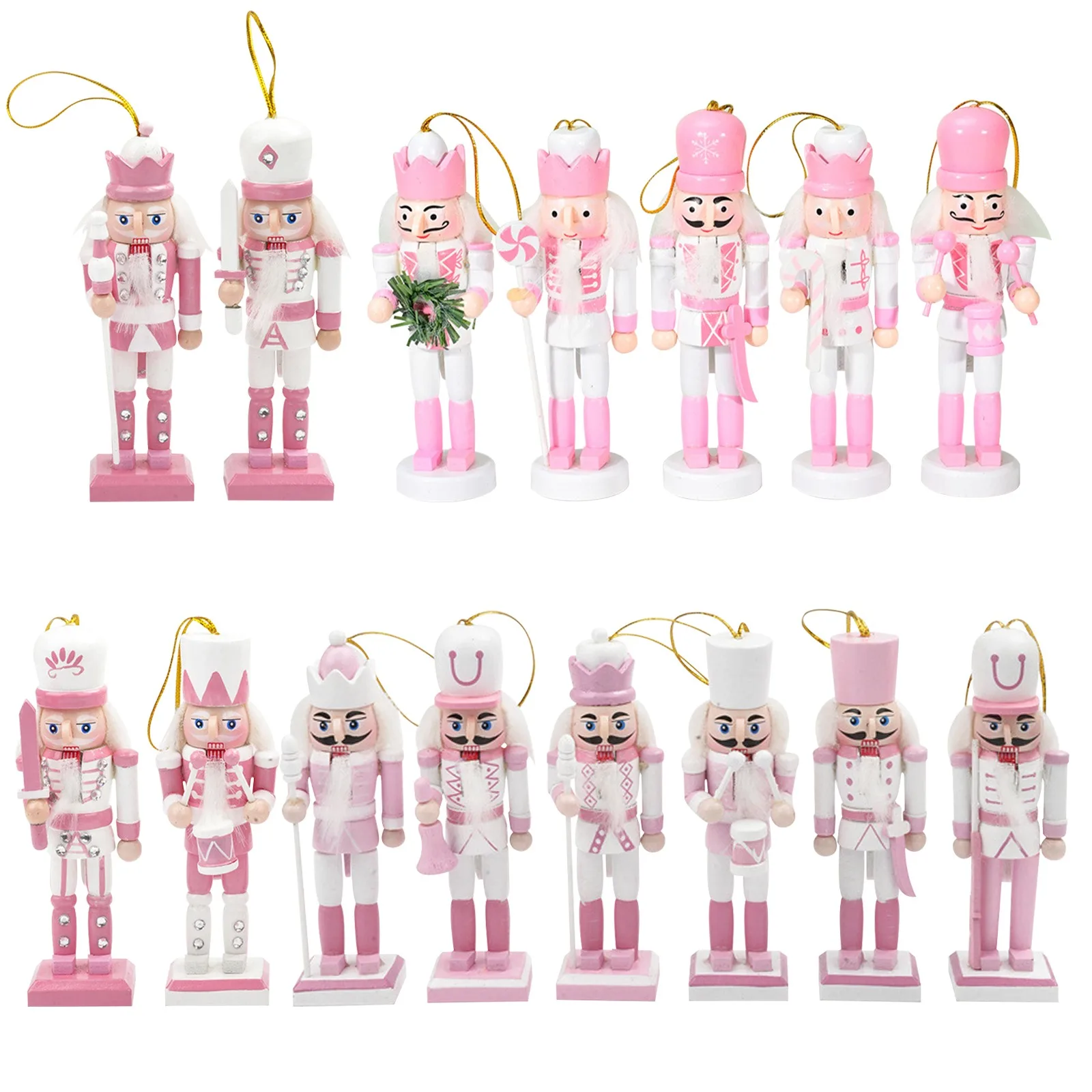 12cm-Nutcracker-Miniatures-Series-Nutcracker-Puppet-Ornaments-Desktop ...