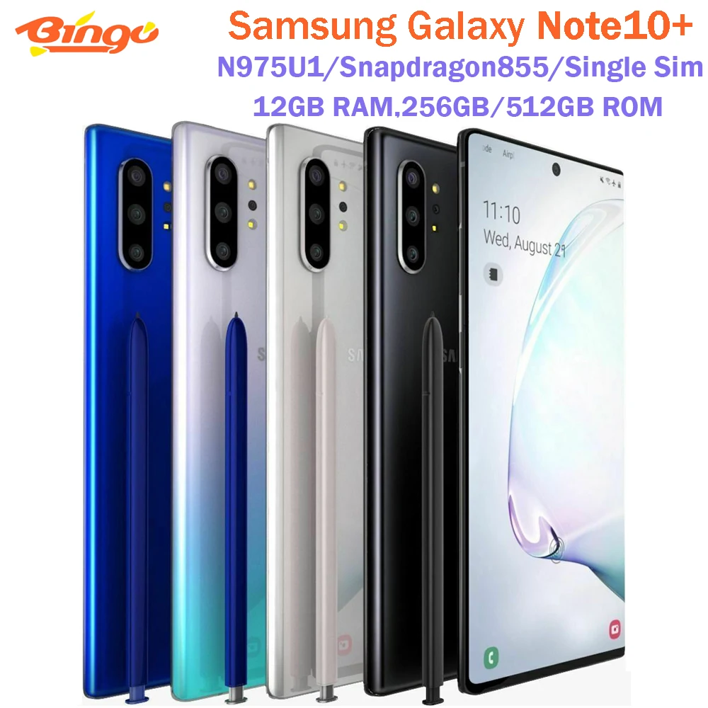 Samsung-Galaxy-Note10-Note10-Pro-N975U1-256GB-512GB-note10-plus-Tel-fono-Snapdragon-855-Octa ...
